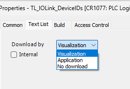 CODESYS Forge - CODESYS Forge / Talk / Visualization 🇬🇧: Newly created texlists wont appear in ...